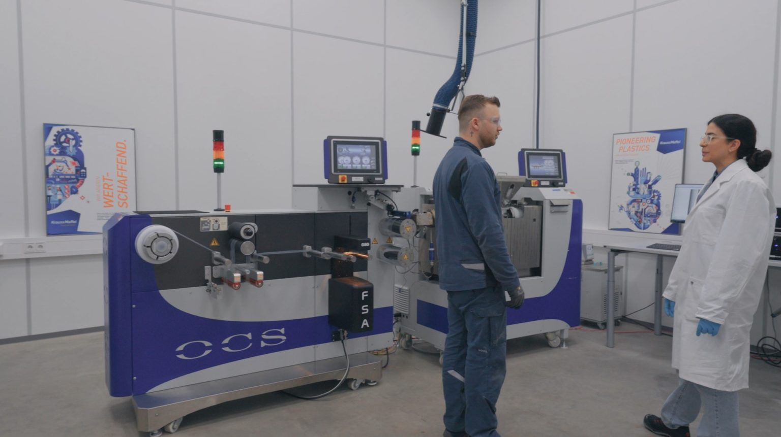 OCS quality control solutions in use at KraussMaffei Extrusion - OCS ...