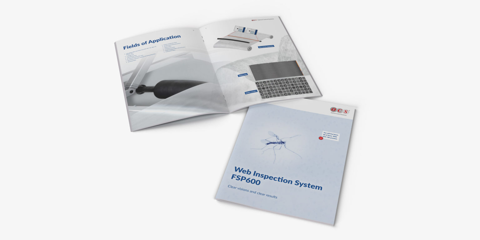 Product Brochure - Web Inspection 2023 - OCS Optical Control Systems GmbH